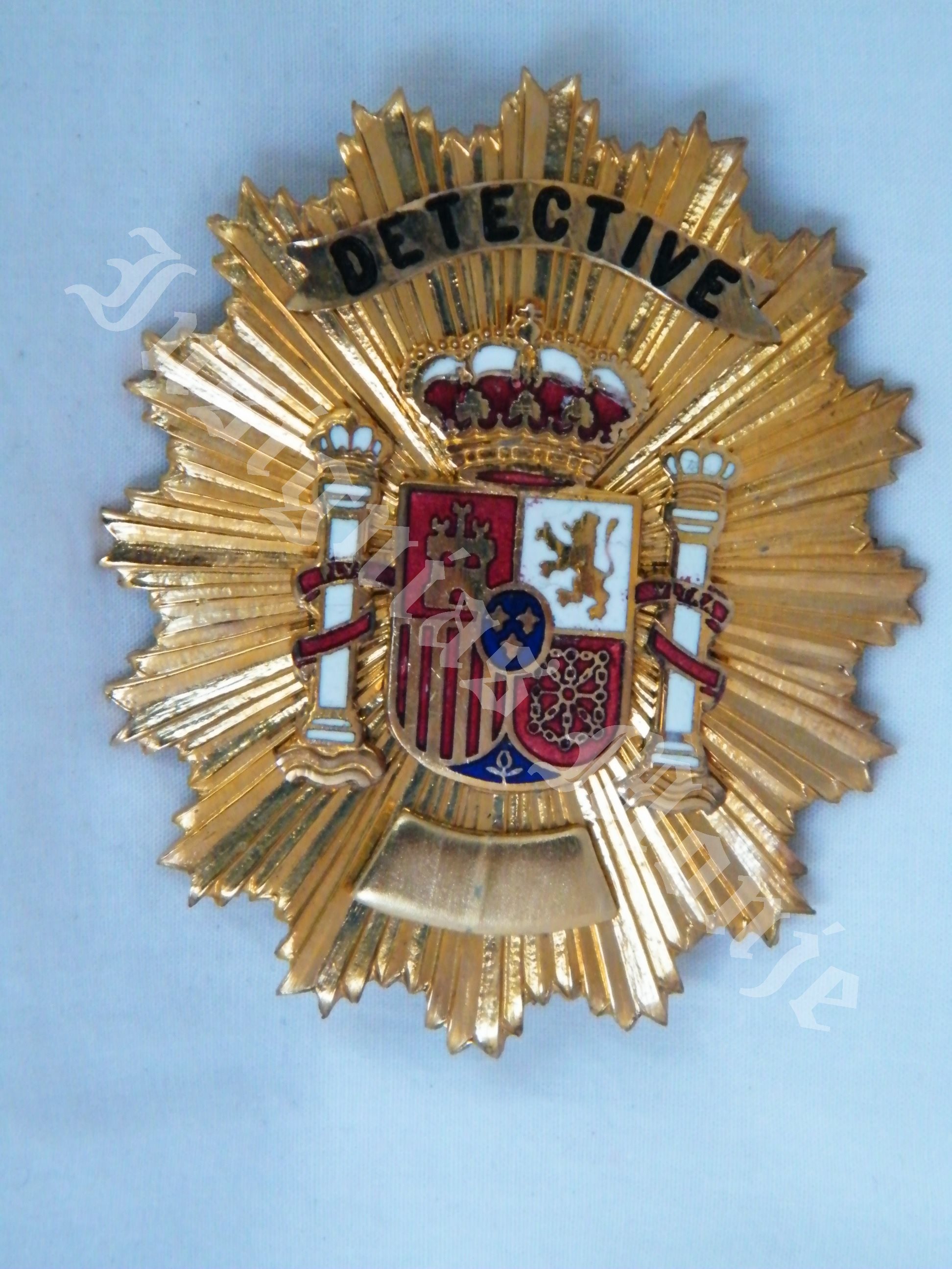 PLACA DETECTIVE - Insignias Monje